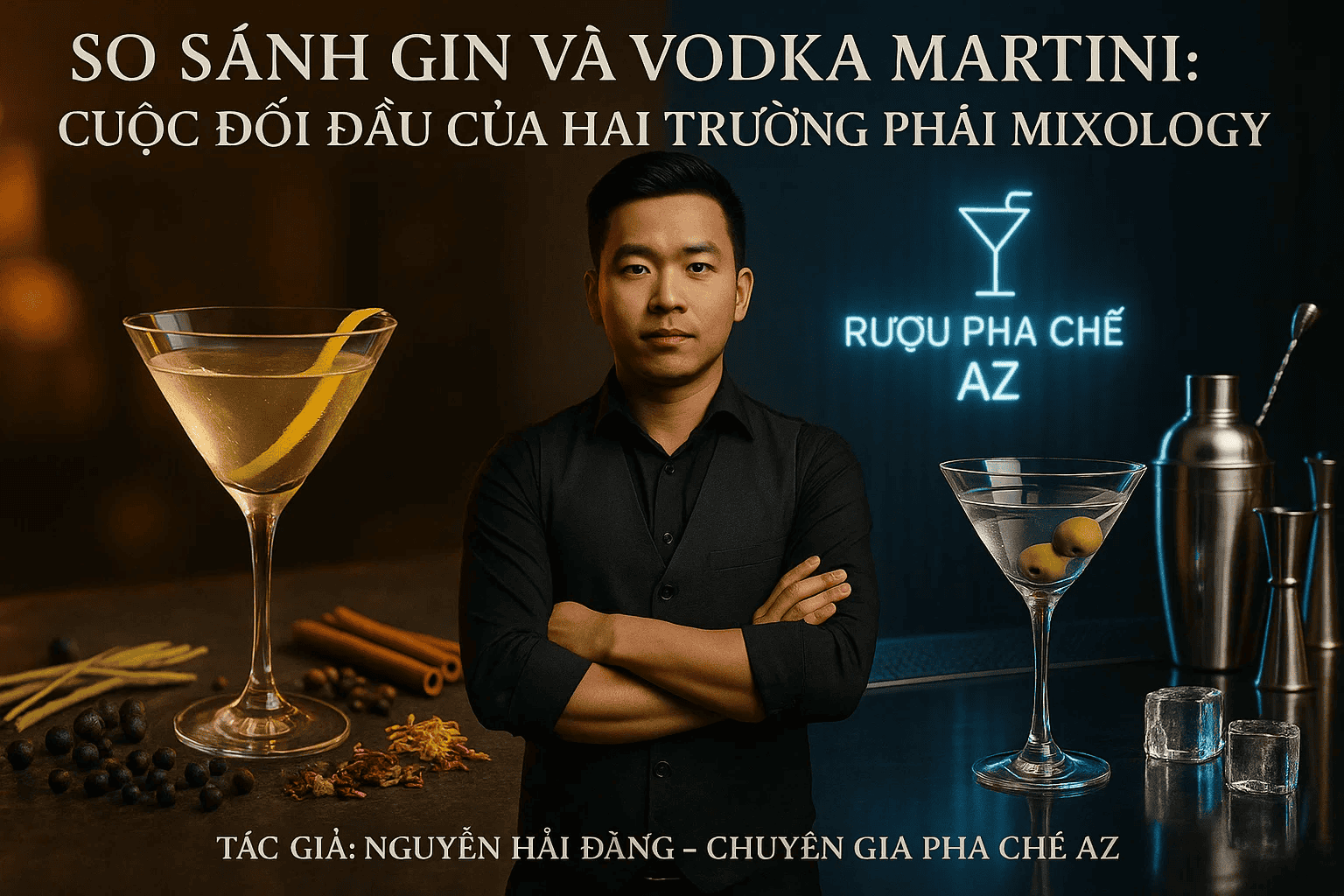 Gin Và Vodka Martini: So Sánh Hương Vị & Cách Chọn [2026]